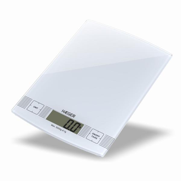 Arzak kitchen scale (White) - HAEGER Home Appliances