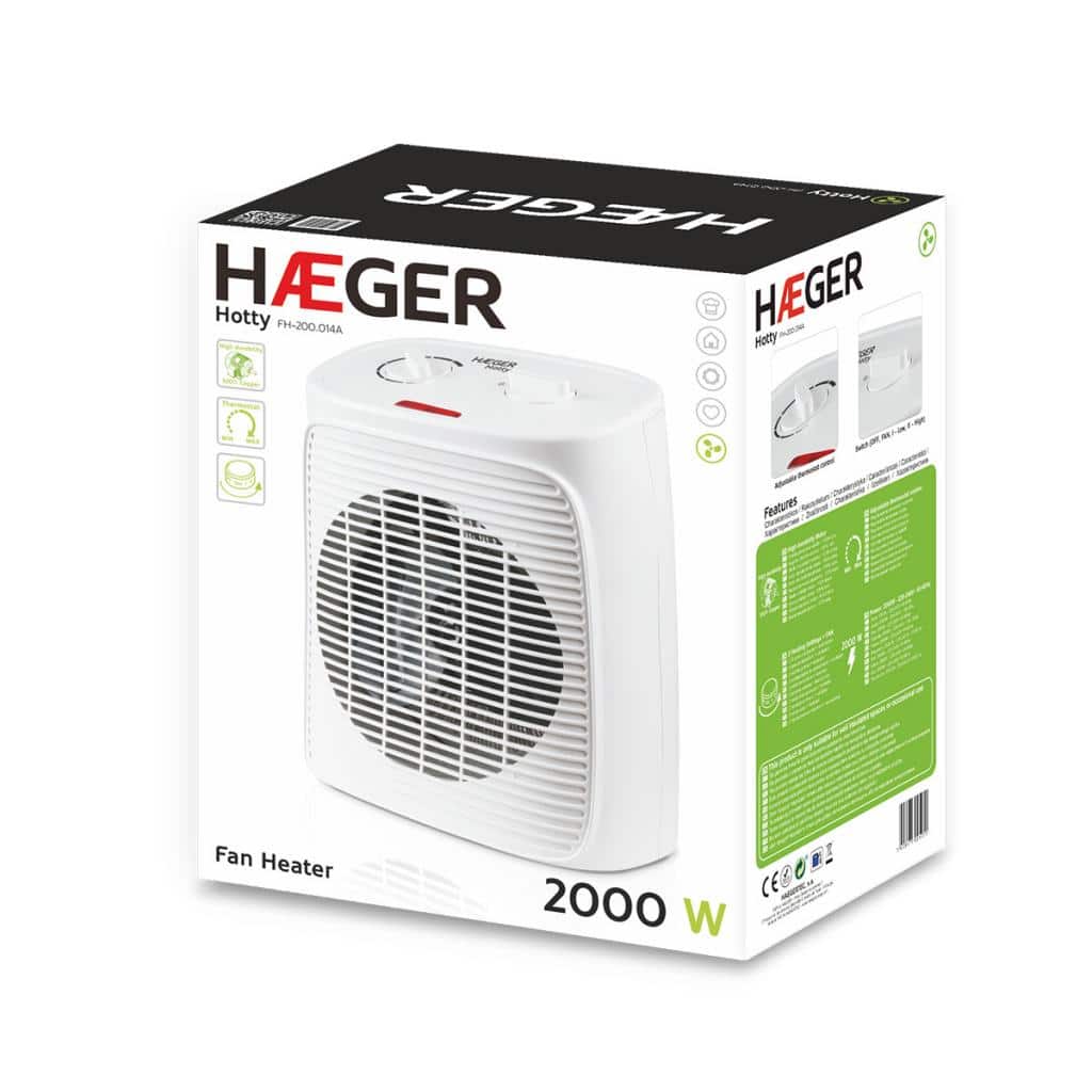 Fan Heater HAEGER Hotty 2000W - HAEGER Home Appliances