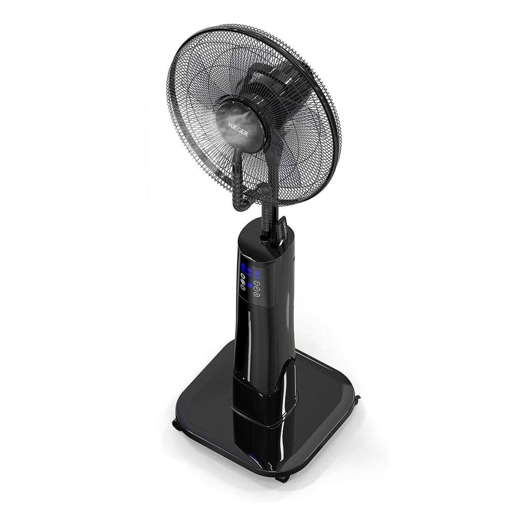 Digital Fan with Humidifier HAEGER Black Mist II - HAEGER Home Appliances
