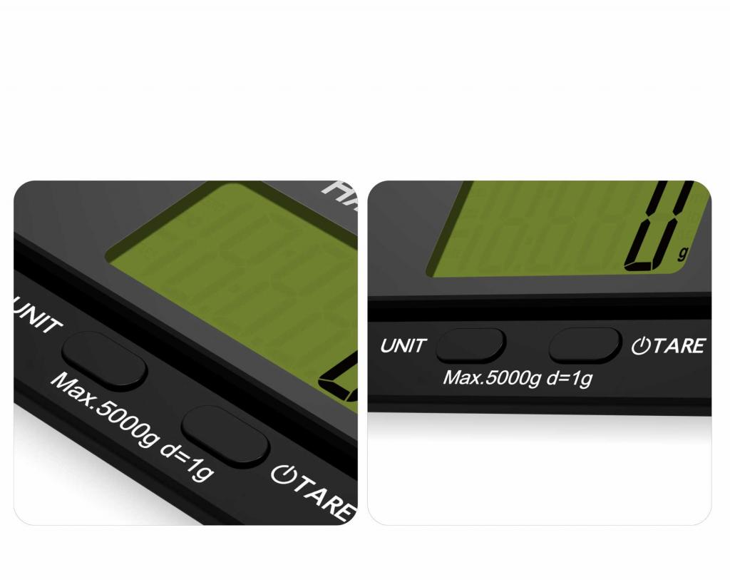 Dark Glass kitchen scale - HAEGER Home Appliances