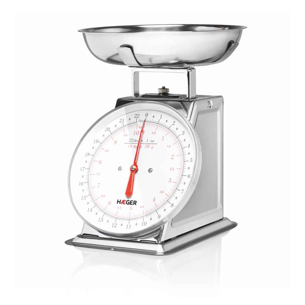Mechanical Kitchen Scale HAEGER Grandmother - 10Kg, 50 - HAEGER Home ...