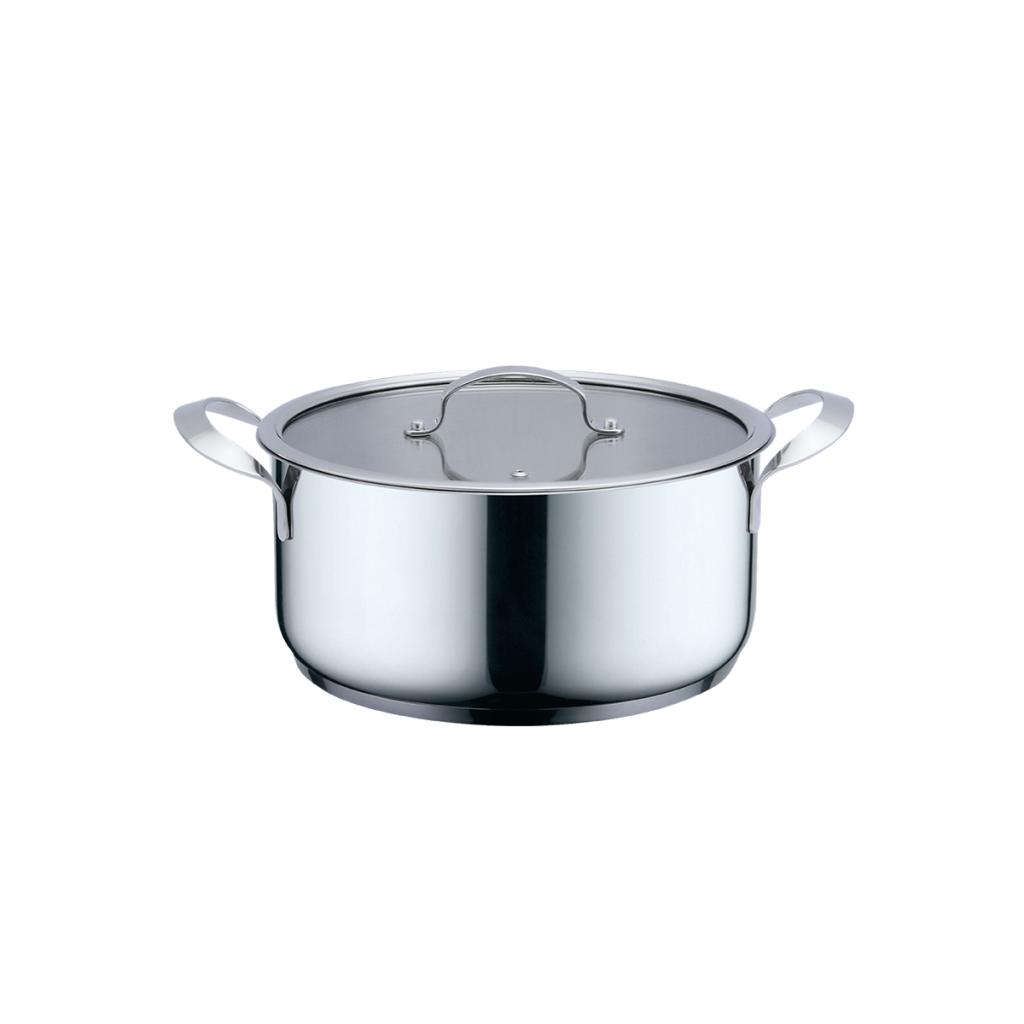Stainless Steel Pot HAEGER Inox Pot 20H - Diameter 20 cm, Stainless ...