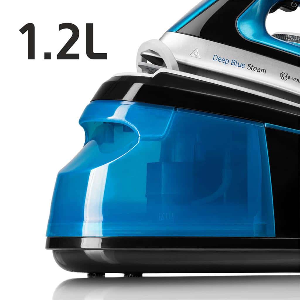 Steam Generator HAEGER Deep Blue - 2200W, 3.5 bar, Steam 80 g/min, boiler iron - HAEGER Home ...