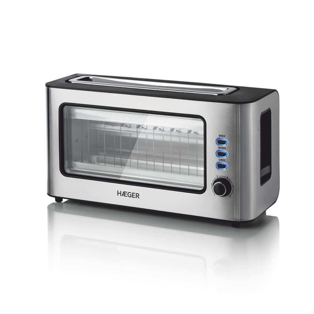 Toaster with Easy View Window HAEGER Window - 1000W - HAEGER Home ...